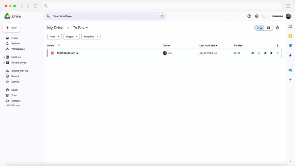 How to Fax From Google Drive and Google Doc? | eFax