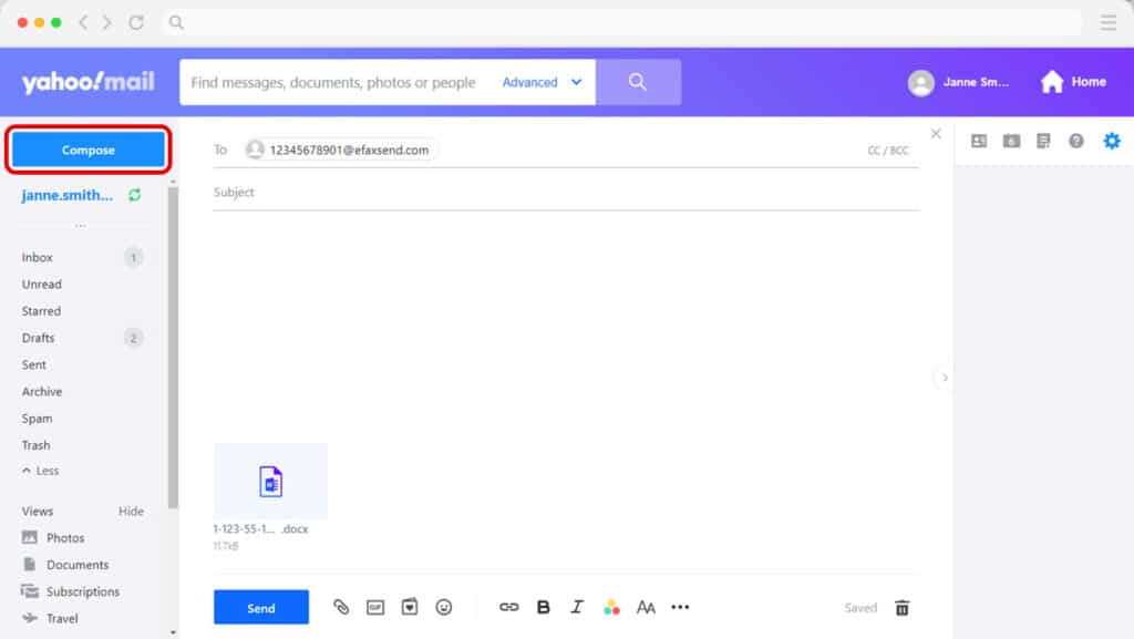 Email to Fax: A Guide on How to Fax from Email | eFax